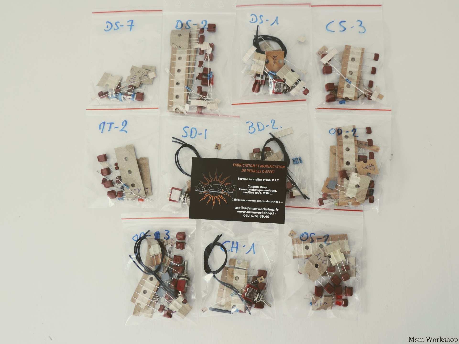 Kits de modifications pour pédales d'effets